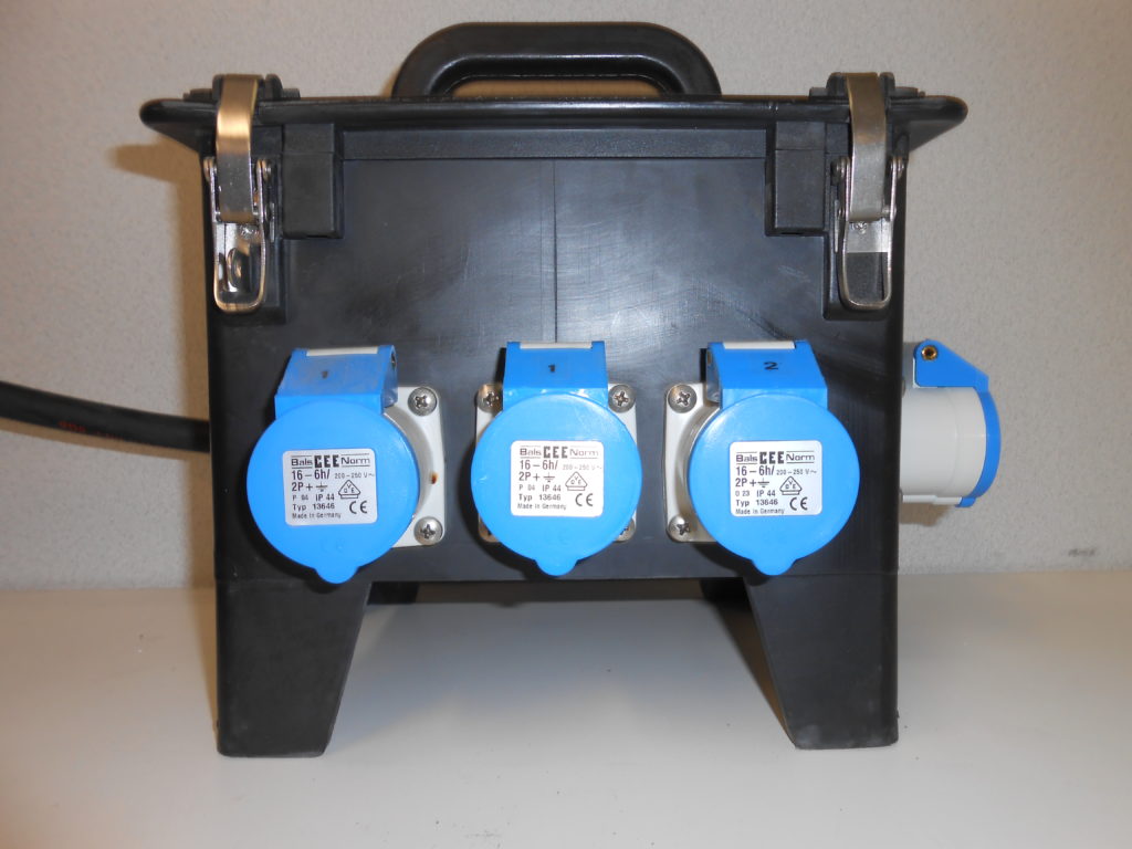 Bals COMBI 1023 AFCE: Stroomverdeelkast draagbaar rubber 250x210mm ...